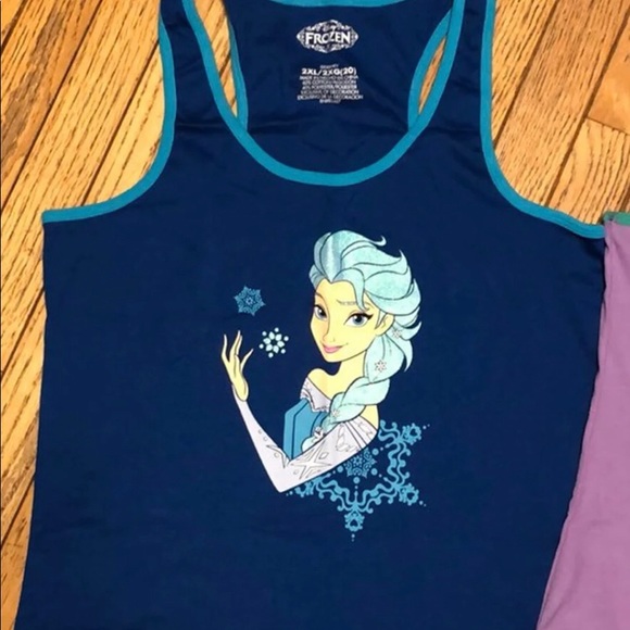 Disney | Tops | Disney Princess Elsa Tank Top Xxl Nwot | Poshmark